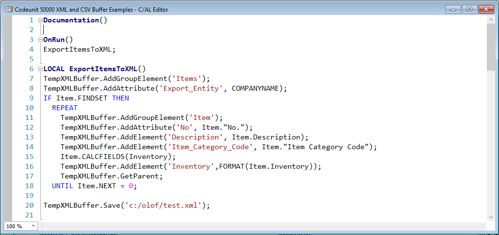 Xml Buffer And Csv Buffer Tables Olof Simren Microsoft Dynamics Nav And 365 Business Central Blog 9018